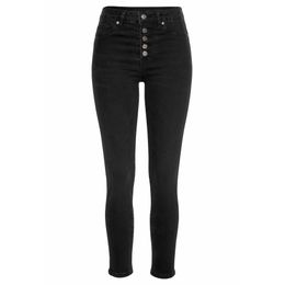 Buffalo High-waist-Jeans in schwarz | Gr.: 36