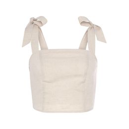 Lascana Crop-Top in beige | Gr.: 38
