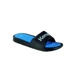 Schuhe BADEPANTOLETTE in Kempablau/schwarz | Gr.: 11.5