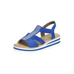 Rieker Keilsandaletten in Blau | Gr.: 41