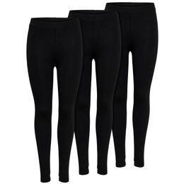 Only 3er-Set Leggings in Schwarz (Black) | Gr.: XS