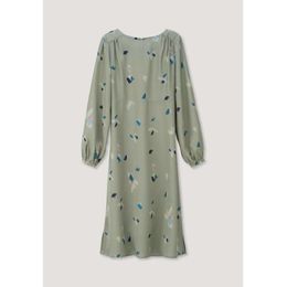 hessnatur Kleid Midi Regular in seegras | Gr.: 38