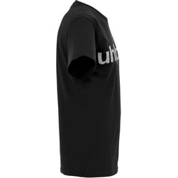 Uhlsport Sportshirt "Essential Promo T-Shirt" in Schwarz | Gr.: L