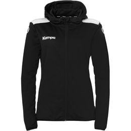 Kempa Trainingsjacke "Emotion 27 Kapuzenjacke Damen" in Schwarz | Gr.: XXL