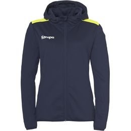 Kempa Trainingsjacke "Emotion 27 Kapuzenjacke Damen" in Blau | Gr.: XXL