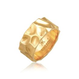 Kuzzoi Ring 925 Sterling Silber in Gold | Gr.: 60