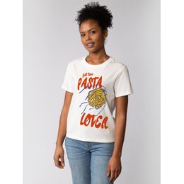 wat? Apparel T-Shirt Pasta lover in Off White | Gr.: 42
