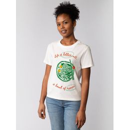 wat? Apparel T-Shirt Life is better with ramen in Off White | Gr.: 42