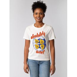 wat? Apparel T-Shirt Pears absolutely sweet in Off White | Gr.: 34
