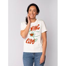 wat? Apparel T-Shirt Wine Club in Off White | Gr.: 44
