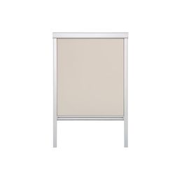 LICHTBLICK Dachfensterrollo in Creme | Gr.: 49,3 x 94,0 cm - F06