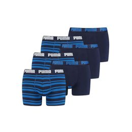 Puma Boxershorts HERITAGE STRIPE BOXER 6er Pack in 056 - blue | Gr.: S