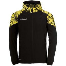 Uhlsport Trainingsjacke "Goal 25 Evo Woven Hood Jacket" in Schwarz | Gr.: 128