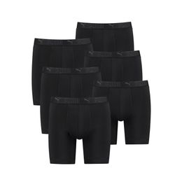 Boxershorts Puma SPORT MICROFIBER LONG BOXER 6P in Black | Gr.: M