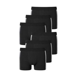 Schiesser Retro Boxer 95/5 Stretch in Schwarz | Gr.: M