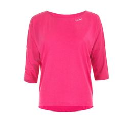 WINSHAPE Ultra leichtes Modal-3/4-Arm Shirt MCS004 in deep pink | Gr.: L