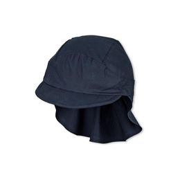Sterntaler Schirmm&uuml;tze mit Nackenschutz Basic in marineblau | Gr.: 49 cm