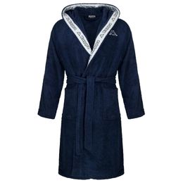 Kappa Bademantel Bathrobe Unisex in blau | Gr.: XXL