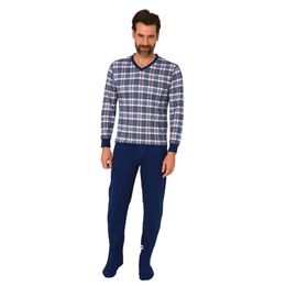 Normann Pflegeoverall langarm EteileSchlafanzug Reissverschluss - 83657 in blau | Gr.: XS