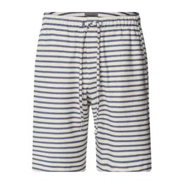 Hanro Pyjamashorts Loungy Summer in deep breeze stripe | Gr.: XL