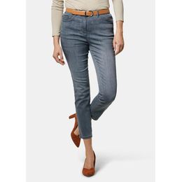 GOLDNER Verk&uuml;rzte Jeanshose ANNA Verk&uuml;rzte Jeanshose ANNA in hellgrau | Gr.: 46