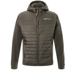 super.natural Merino Jacke M WARM UP ALOOF JACKET in gr&uuml;n | Gr.: M