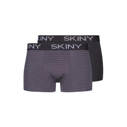Skiny Retro Short / Pant Cotton in Anthracite Stripe Selection | Gr.: XL