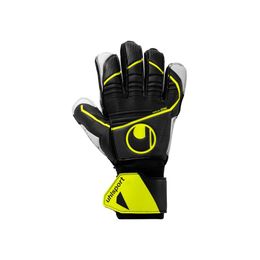 Uhlsport Torwarthandschuhe SOFT FLEX FRAME JR. in schwarz/fluo gelb | Gr.: 7,5