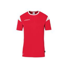 Uhlsport Trainings-T-Shirt Squad 27 in rot/wei&szlig; | Gr.: 116