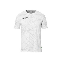 Uhlsport Trainings-T-Shirt Prediction in wei&szlig; | Gr.: S