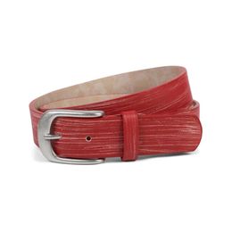 styleBREAKER G&uuml;rtel in Rot | Gr.: 85