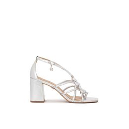 Kazar Sandaletten in Silber | Gr.: 40