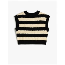 KOTON Sweater in Ekru Gestreift | Gr.: 13-14 Jahre