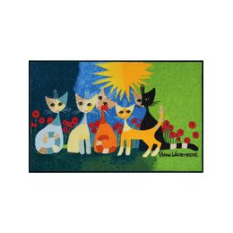 Rosina Wachtmeister Fußmatte Una bella compagna in bunt | Gr.: 50x75-cm