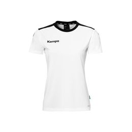 Kempa Trainings-T-Shirt Emotion 27 Women in weiß/schwarz | Gr.: XS