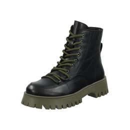 ILC Leder-Boots in Schwarz/ Khaki | Gr.: 37