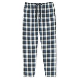 Schiesser Pyjamahose Mix Relax in Blau, wei&szlig; | Gr.: 56