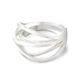 Steel_Art Ring Damen Arcus poliert in silberfarben poliert | Gr.: 58