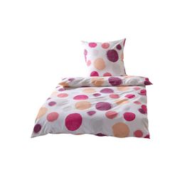 Traumschlaf Bettwäsche Kreise in bunt | Gr.: 160x210 cm (65x100 cm)