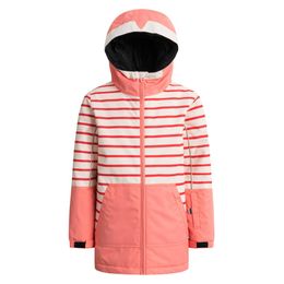 WeeDo Winterjacke COSMO BUNNY in rot-gestreift_pink | Gr.: 116