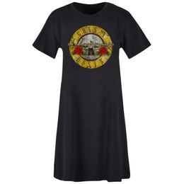F4NT4STIC T-Shirt Kleid Guns 'n' Roses Vintage Logo Black in schwarz | Gr.: L