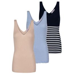 Felix Hardy Tops in Beige-BabyBlau-Navy | Gr.: XL