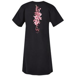 F4NT4STIC Damen T-Shirt Kleid Cherry Blossom Damen T-Shirt Kleid in schwarz | Gr.: M