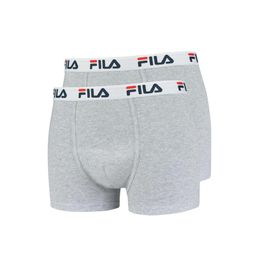 Fila Boxershort 2er Pack in hellgrau | Gr.: L