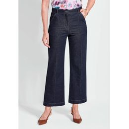 GOLDNER Jeans Weite elastische Jeans VERA mit Formbund in marine | Gr.: 44