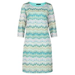 Betty Barclay Etuikleid mit 3/4 Arm in Khaki/Blau | Gr.: 44