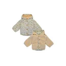 Noppies Wende-Jacke "Gelves" in Beige/ Gr&uuml;n | Gr.: 62