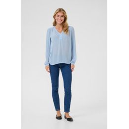 Kaffe Langarm-Bluse Amber Regular fit in Soft Chambray | Gr.: 42
