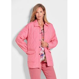 GOLDNER Steppjacke mit Hemdkragen in koralle | Gr.: 44