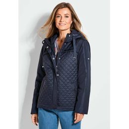 GOLDNER Kurzgr&ouml;&szlig;e: Elegante Outdoor-Jacke in marine | Gr.: 21